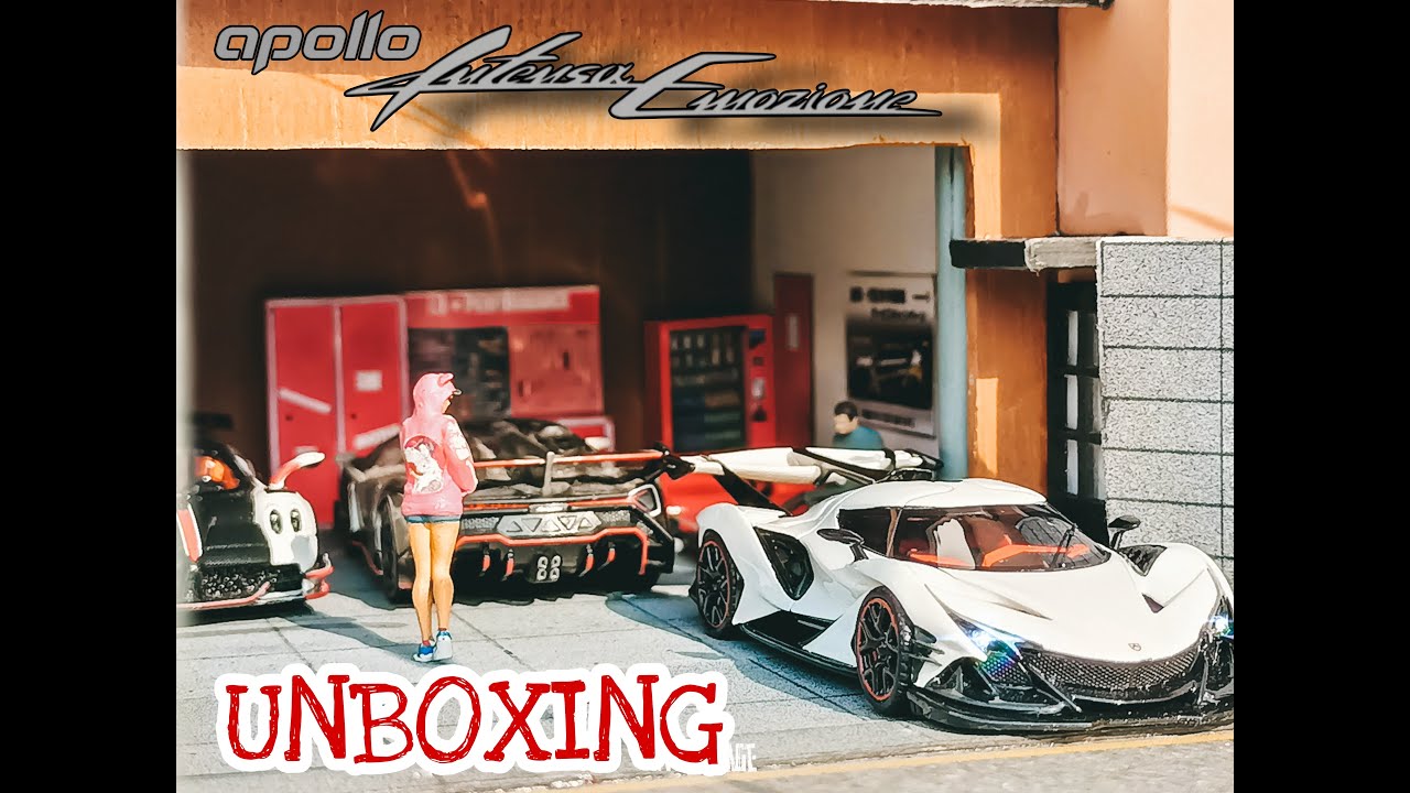 Hypercar Apollo Intensa Emozione [IE] White | PEAKO model resin 1/64 ...