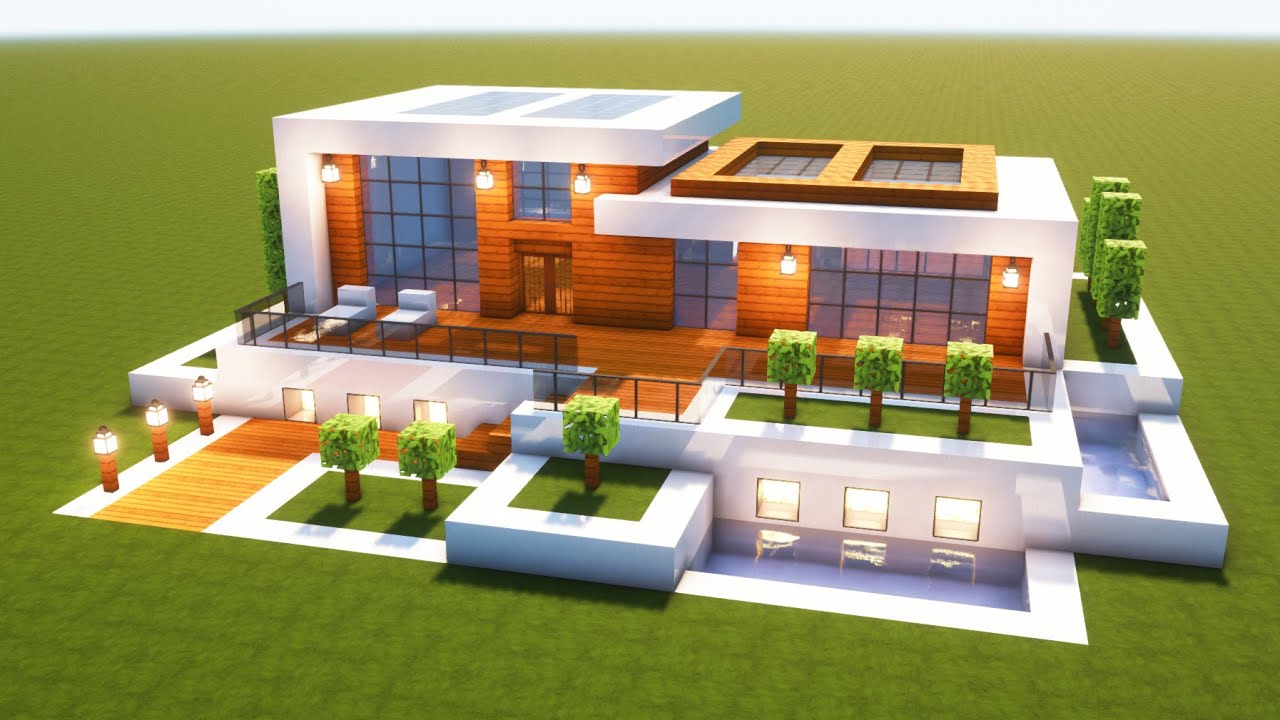 Minecraft Moderne Villa Modern Villa | Minecraft