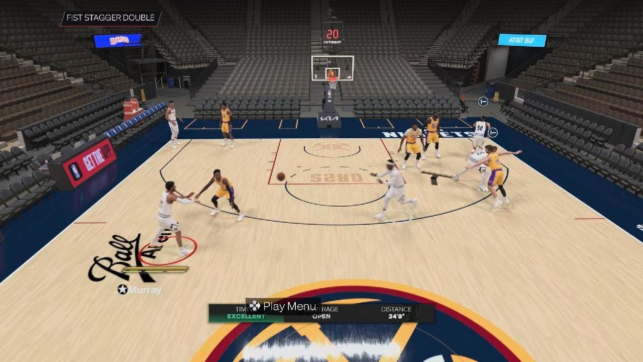 NBA 2k Stagger screen Play - YouTube
