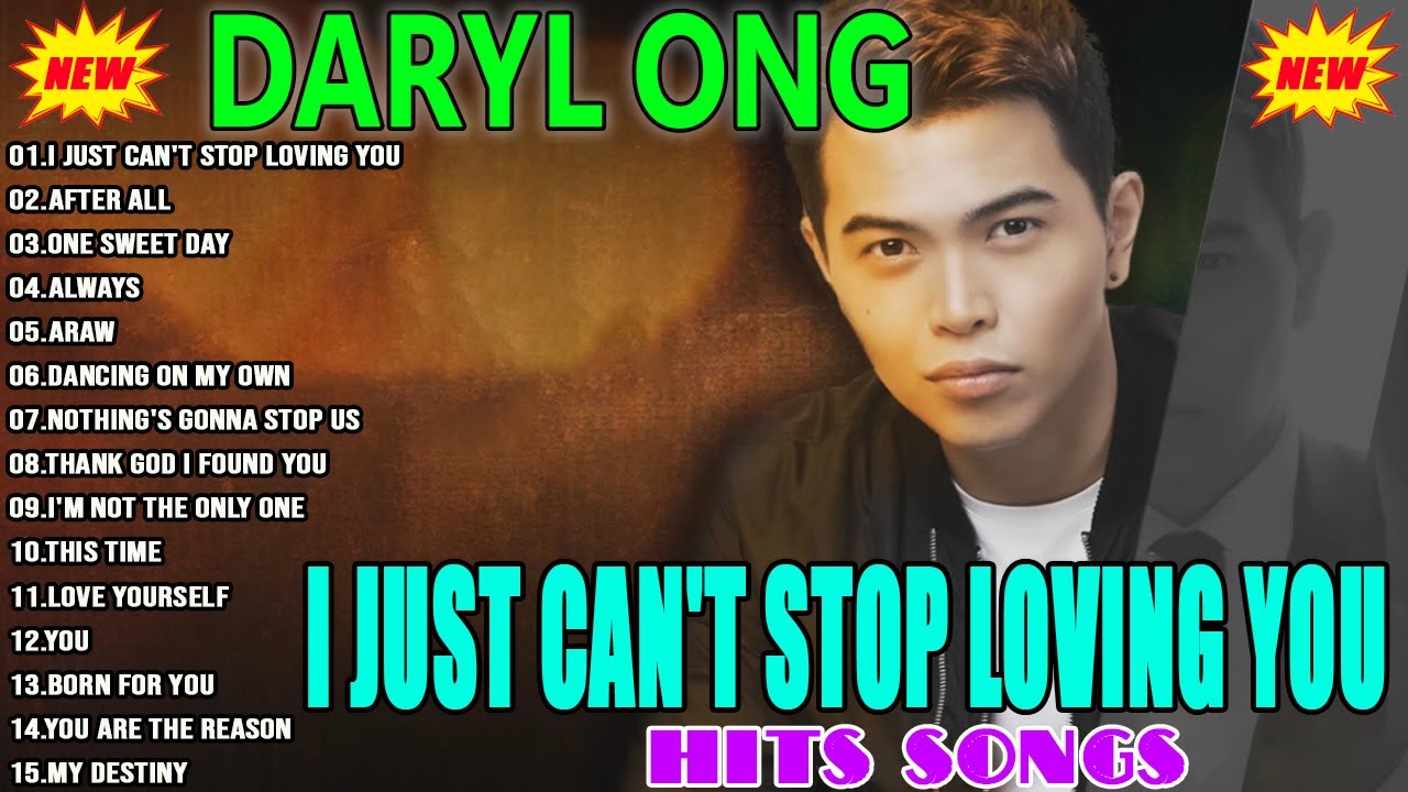 Daryl Ong Nonstop Playlist 2024 🎉🎉🎉I Just Can't Stop Loving You🤩
