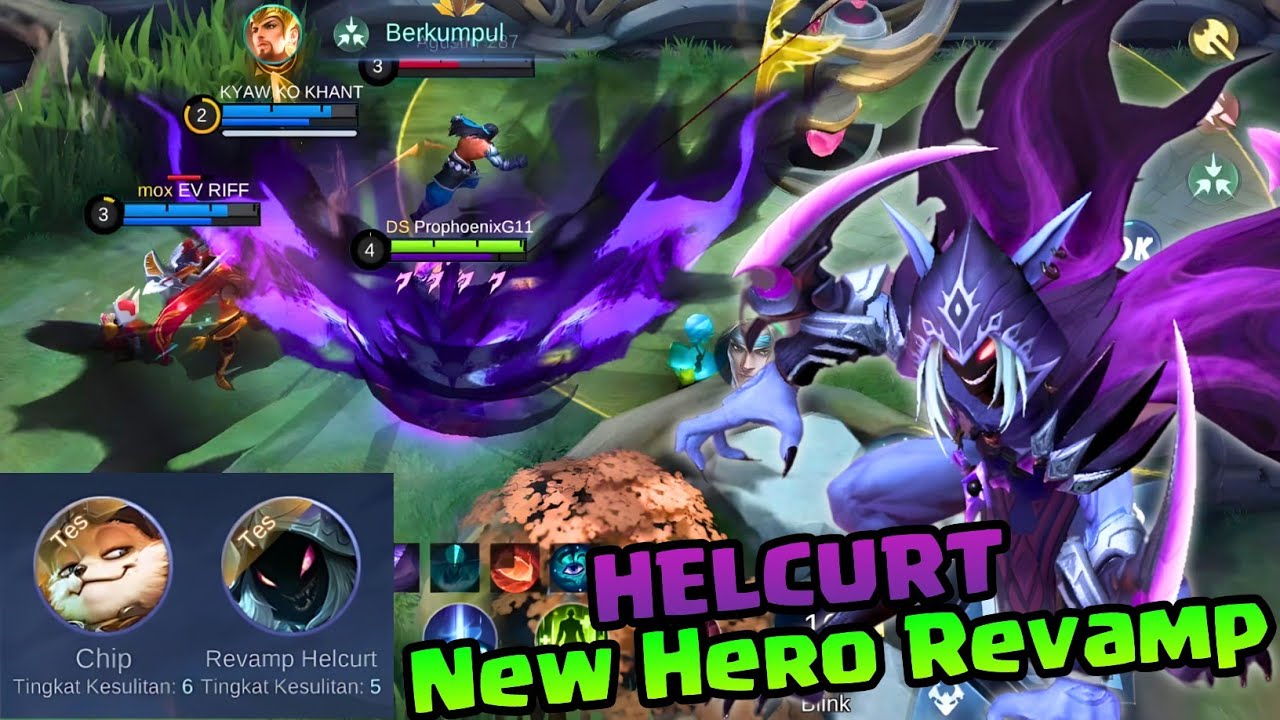 HELCURT REVAMP GAMEPLAY | PASIF BARU TERLALU OVER POWER!!! NGERI KALO ...