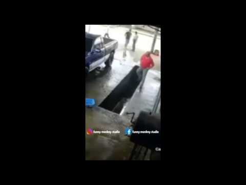 WTF moment Caught on cctv camera - YouTube