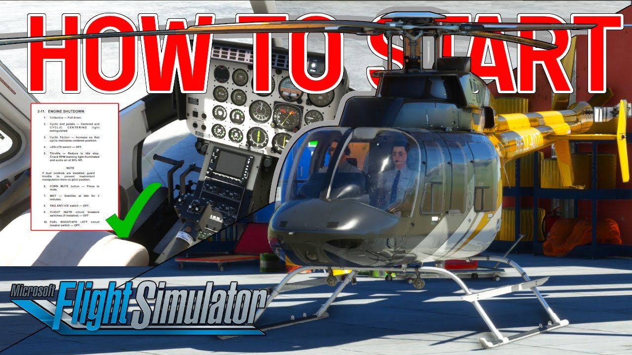 BELL 407 How To Start Up Shut Down Procedure Tutorial Microsoft