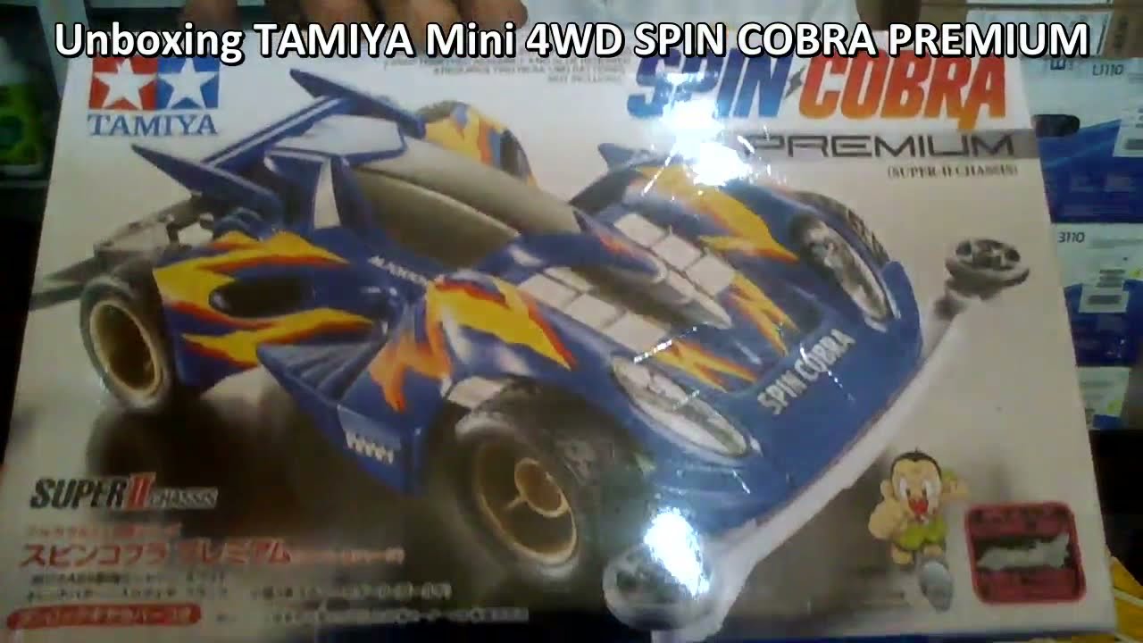 Unboxing TAMIYA Mini 4WD SPIN COBRA PREMIUM - YouTube