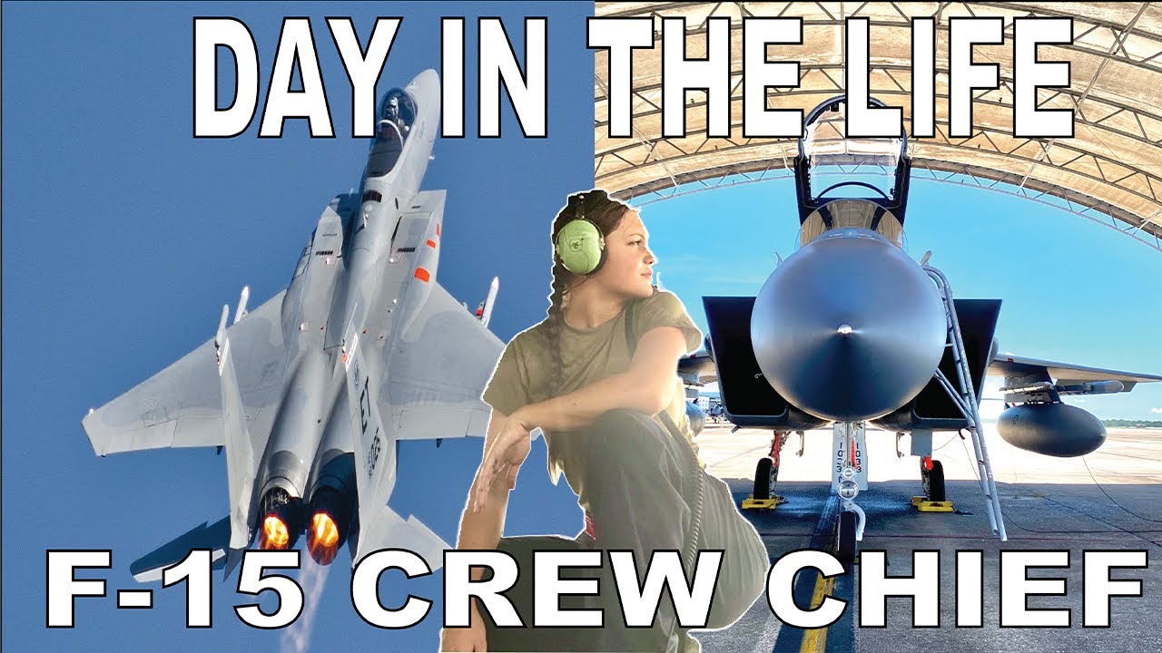 Day in the life of an F-15 Crew Chief // United States Air Force ...