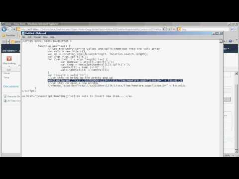 SharePoint 2010 Parent/Child List Relationship - Related Item View - YouTube