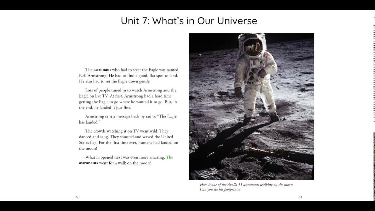 Unit 7 Chapter 9 A Walk On the Moon CKLA 3rd Grade - YouTube
