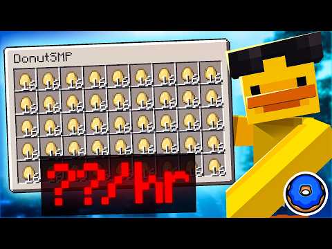 I Tried Making $100M Using ONLY Eggs on Donut SMP