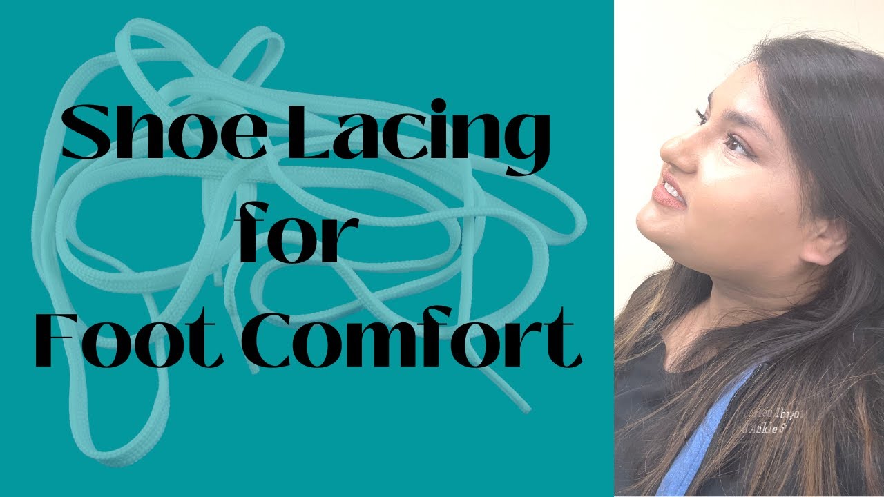 Shoe Lacing Technique for Foot Comfort - YouTube