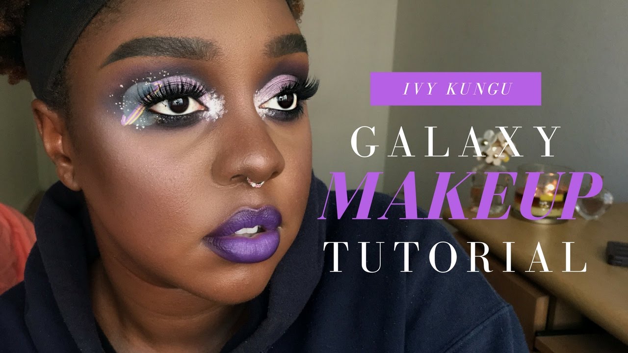 Galaxy Makeup Tutorial: Saturn | Ivy Kungu - YouTube