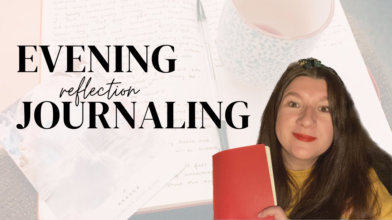 8-Minute Evening journaling reflection | Journal with me | Vlogmas ...