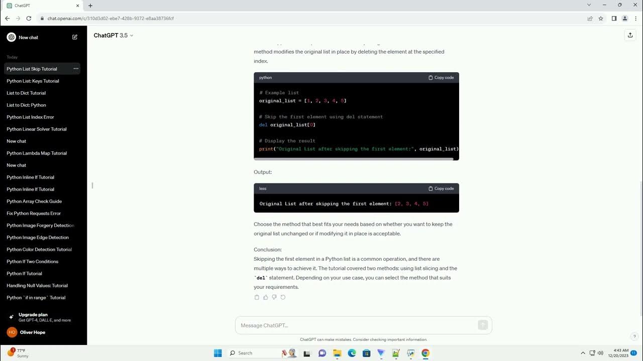 Python List Skip First Element YouTube python-list-skip-first-element-youtube