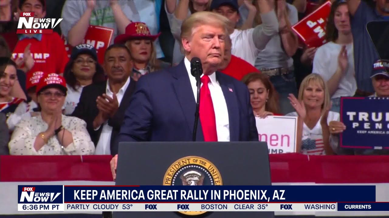 FULL RALLY: President Trump's Keep America Great Rally in Phoenix, AZ ...