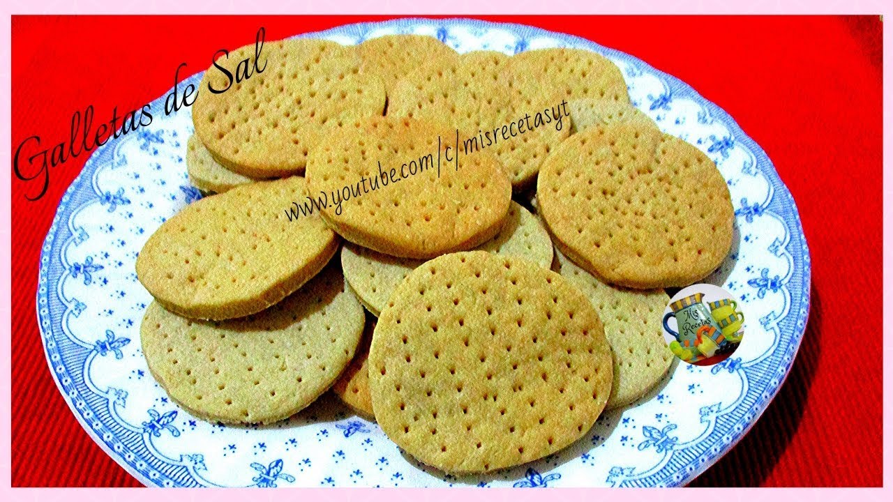 GALLETAS DE SAL | Mis Recetas - YouTube