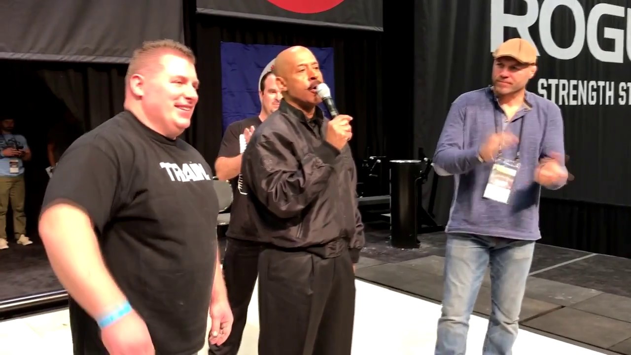 Randy Couture breaks bricks on Jon Bruney - YouTube