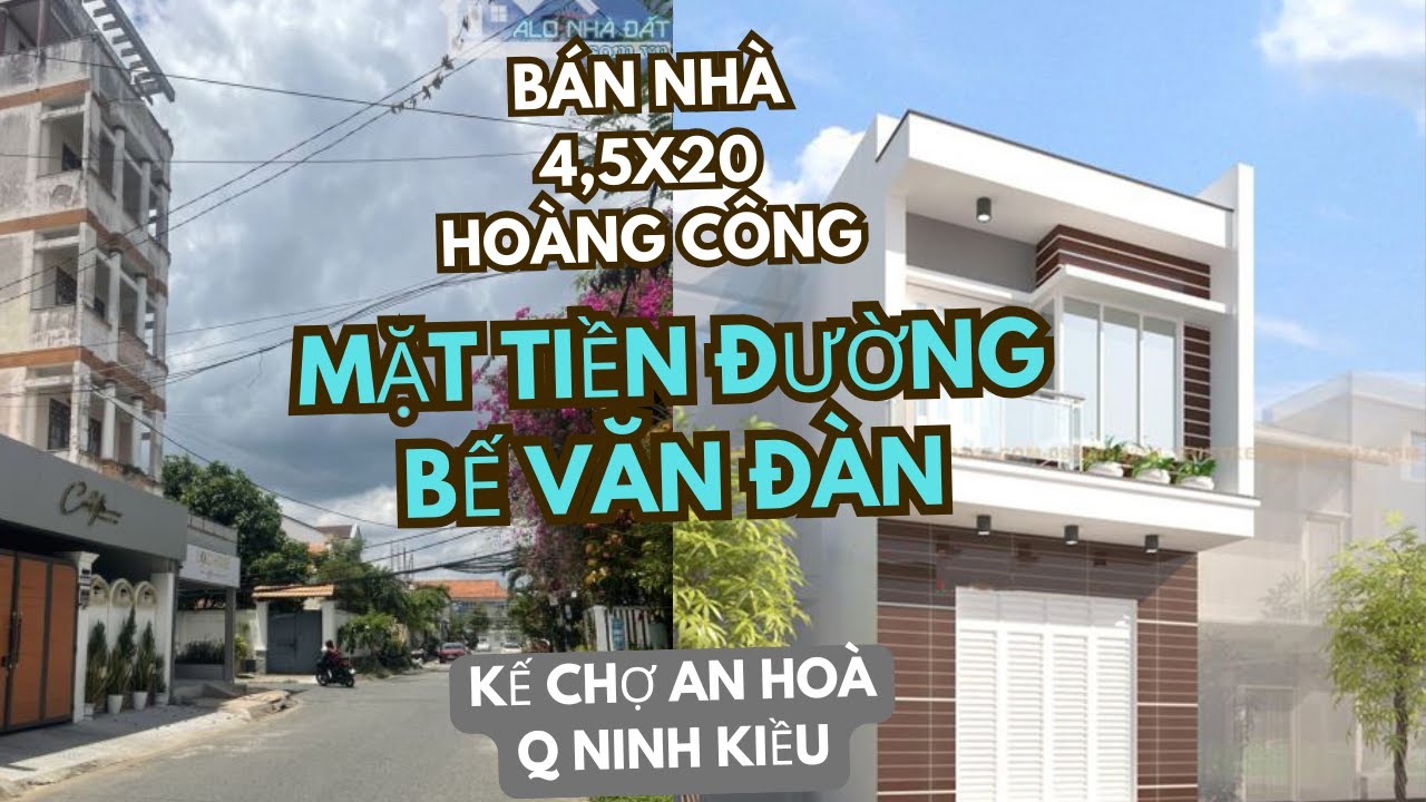 bán nhà mặt tiền đường bế văn đàn xéo chợ an hoà ninh kiều giá 5ty6 ...
