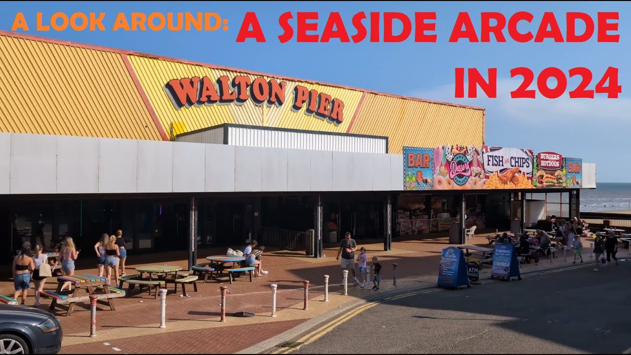 A Look Around A Seaside Arcade In 2024 - YouTube