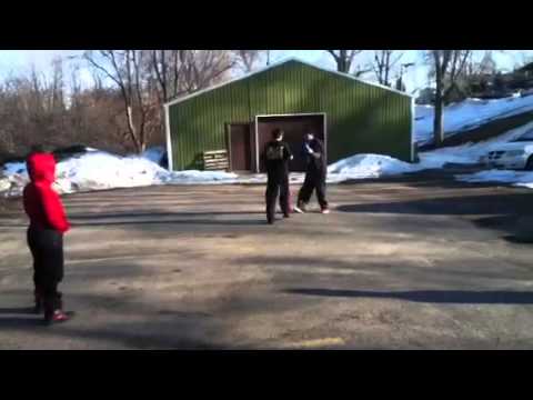 Street boxing match - YouTube