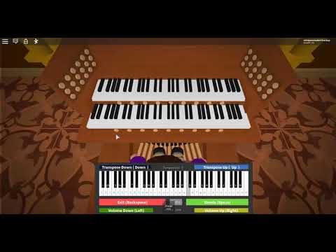 roblox playing she is like the wind organ - YouTube