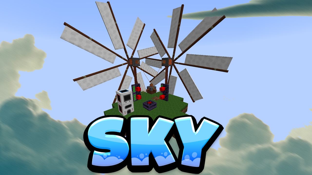 4 MIO RF ,2 WINDRÄDER & VIELE MASCHINEN - SKY - 6 - Minecraft SkyBlock ...