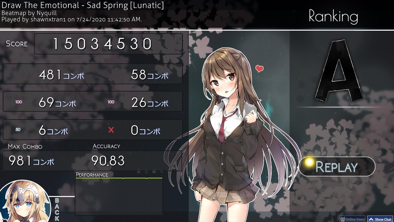 osu! ~ Draw the Emotional - Sad Spring [Lunatic] - YouTube