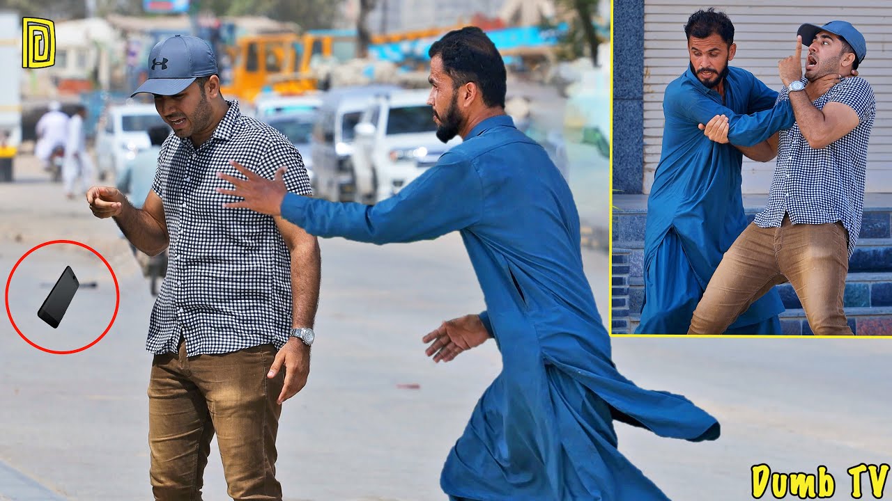 Throwing Mobile Phone Away - YouTube