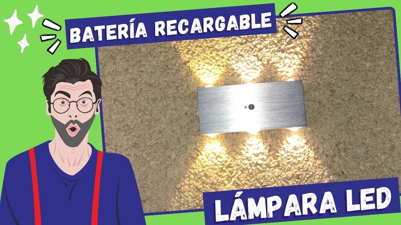 La Mejor Lámpara Led a Batería sin Cables con Sensor de Movimiento y ...