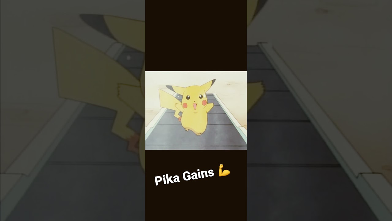 Pikachu uses a treadmill! - YouTube