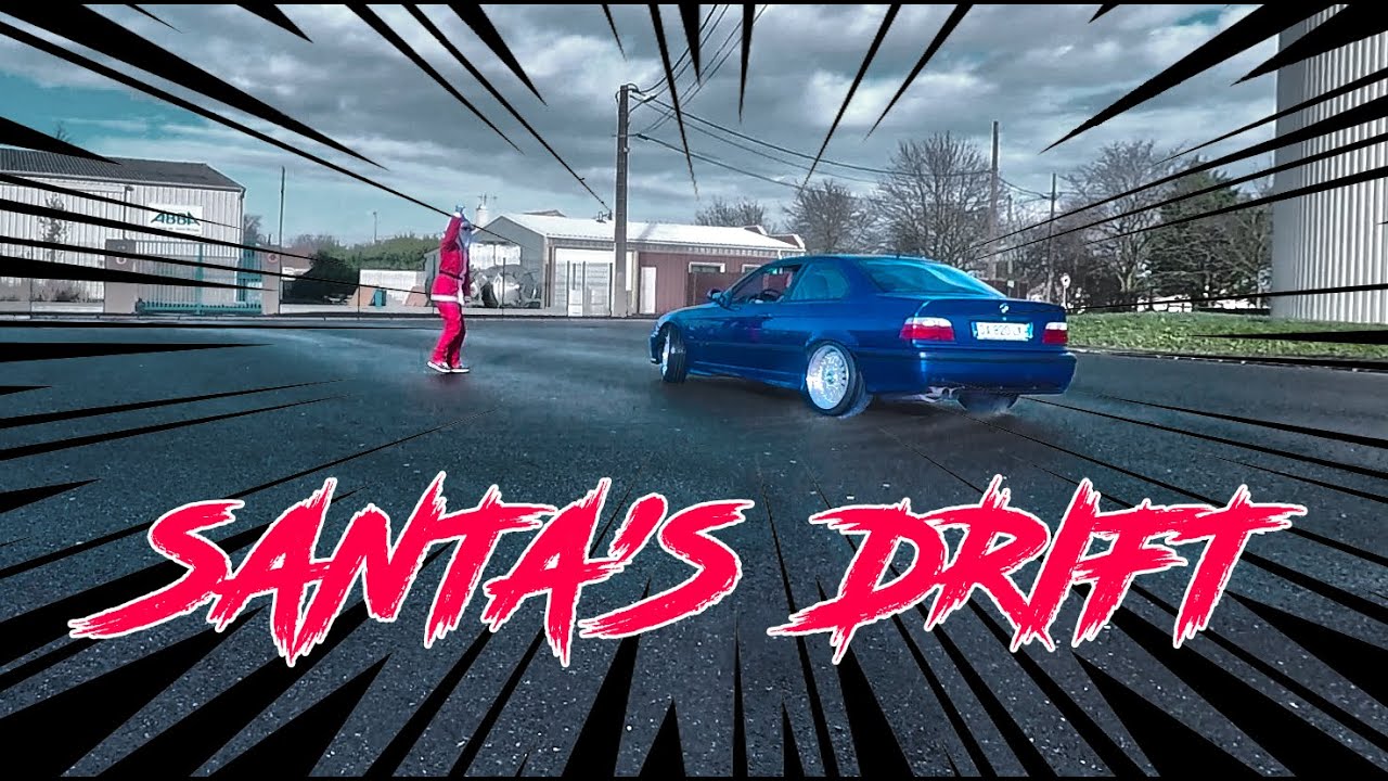 Santa's Drift - BMW E36 Christmas Drift - YouTube