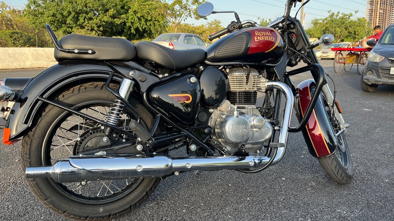 Classic 350 Reborn 2023 | Halcyon Black Review | Royal Enfield - YouTube
