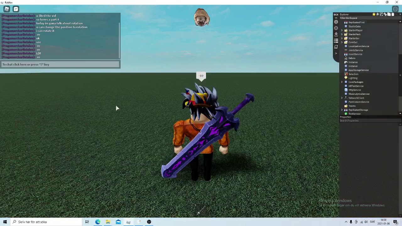 HOW TO MAKE FE HAT SCRIPTS 3# Rotation + Loops - YouTube