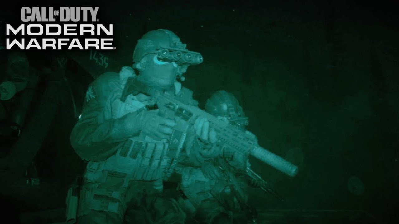 Call Of Duty MW - Night Operation : Raiding Enemy House. - YouTube