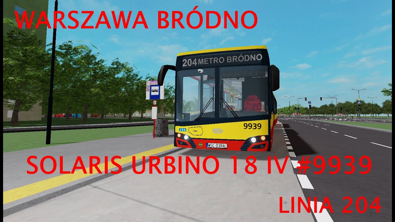 Roblox #129 - Przejazd z perspektywy kierowcy! Warszawa Bródno Solaris ...