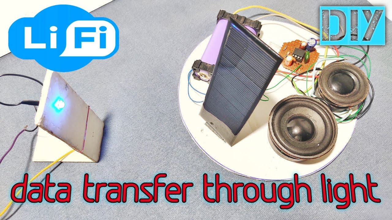 data transfer through light | DIY - YouTube