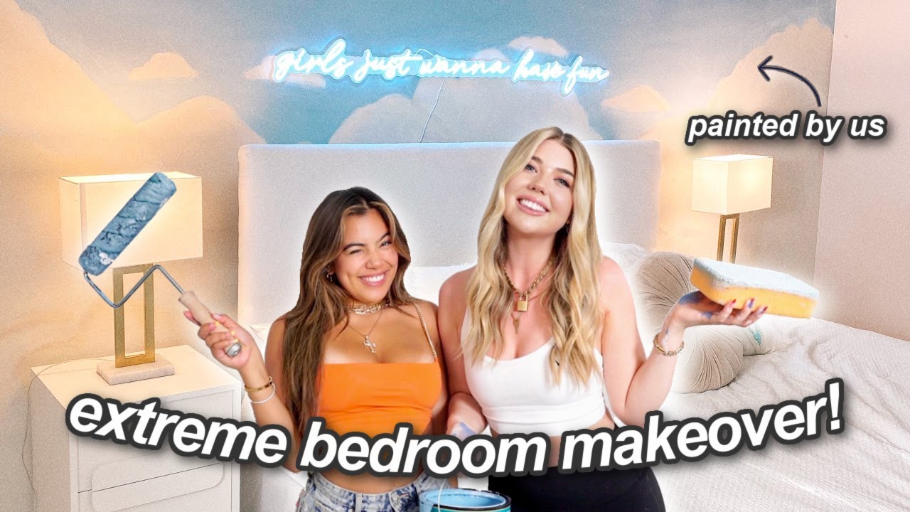 EXTREME ROOM MAKEOVER! Pinterest Inspired Transformation! part 2 - YouTube