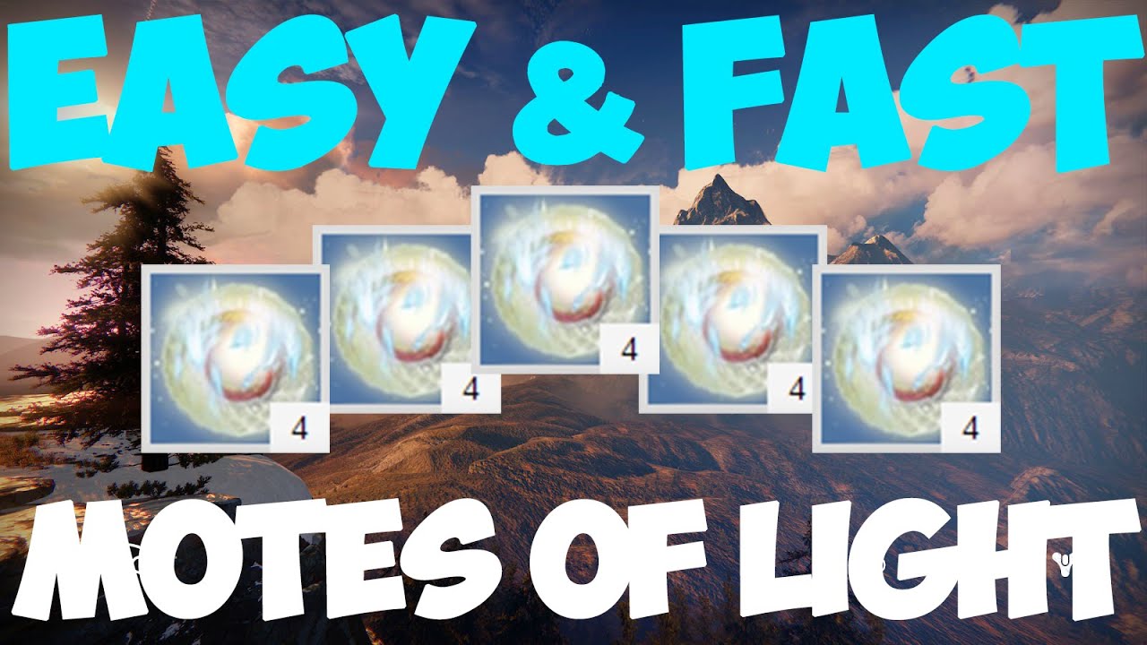 Destiny: Fast & Easy Motes of Light Farming Guide - YouTube