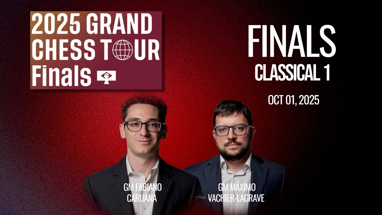GRAND CHESS TOUR FINALS 2025 | FINALS - OCT 01 | CARUANA, ARONIAN ...