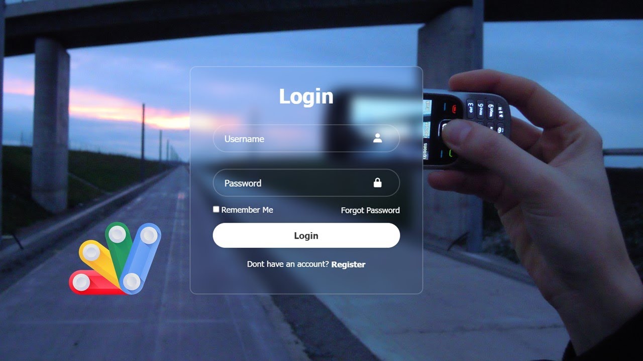 หน้า Login สวยๆ จาก html แปลงเป็น เว็บแอปด้วย App Script - YouTube