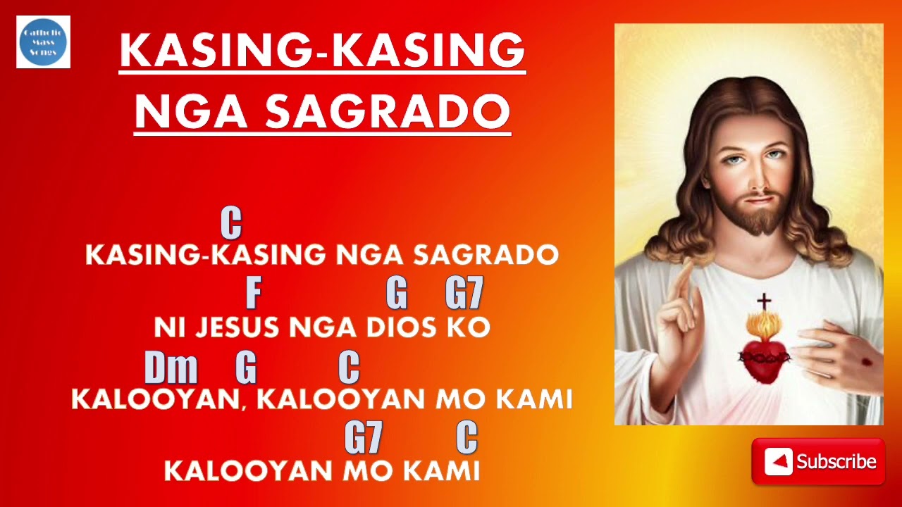 KASING-KASING NGA SAGRADO - CHORDS | SACRED HEART SONG | HILIGAYNON ...