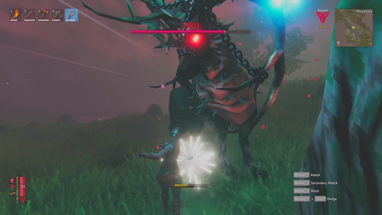 Valheim Mystical Altar - Boss Fight 1: EIKTHYR in Meadows GamePlay ...