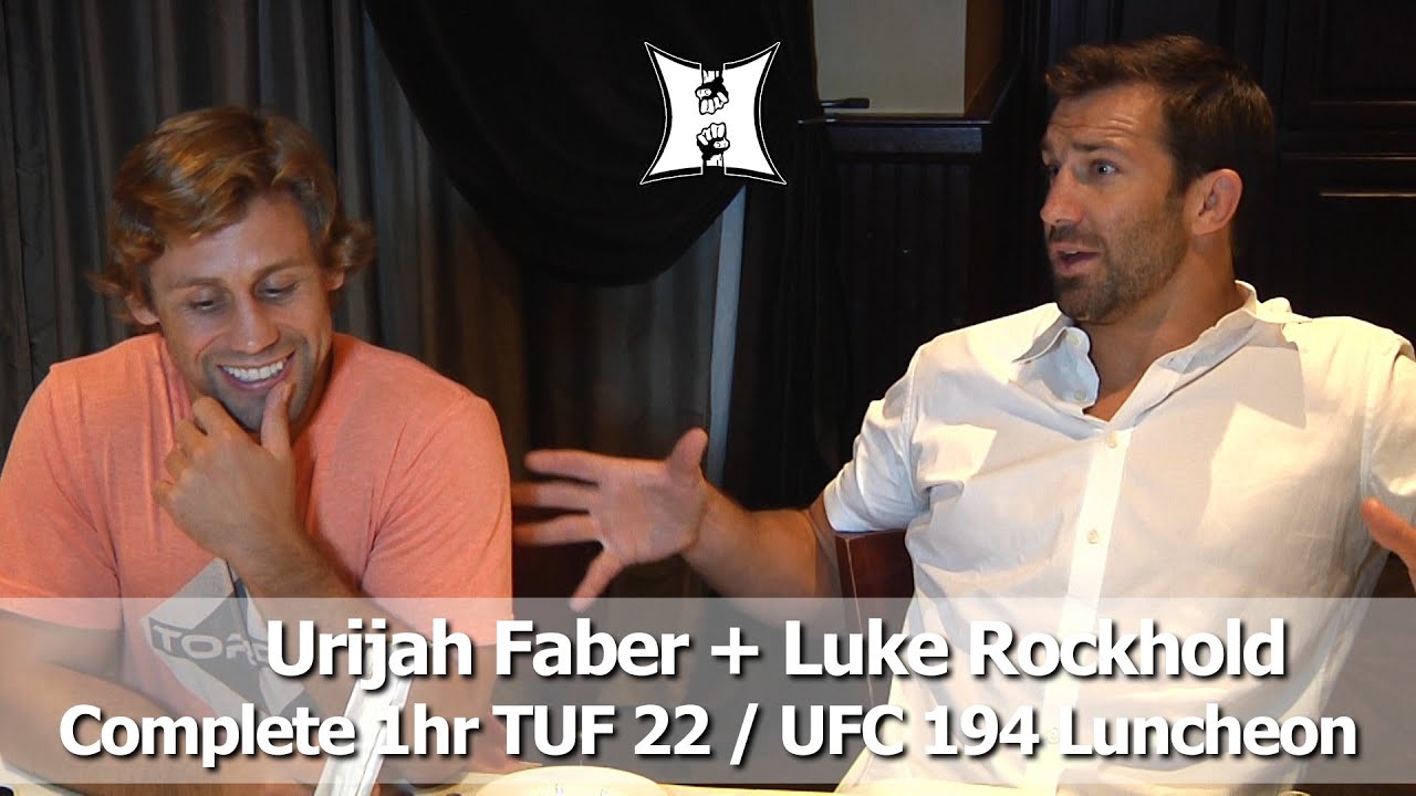 UFC’s Urijah Faber + Luke Rockhold On McGregor, Weidman, Biggie / Tupac ...