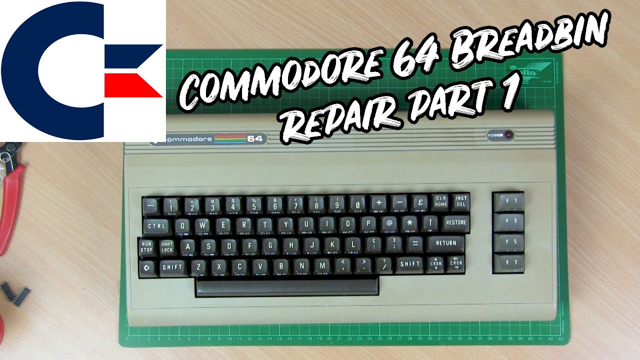 Commodore 64 Breadbin repair part 1 - YouTube