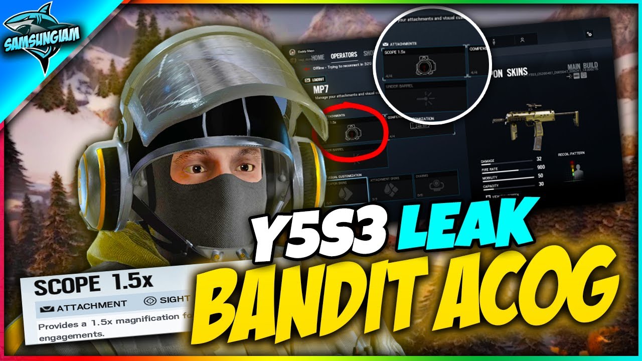 BANDIT ACOG?!?! Mp7 Getting 1.5x Scope (Y5S3 + S4 Leaked Info) - YouTube