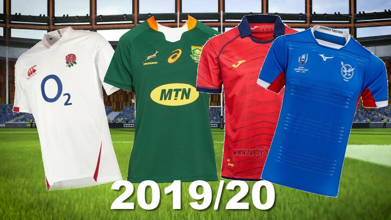 All 2019/20 Top 30 International Rugby Kits - YouTube