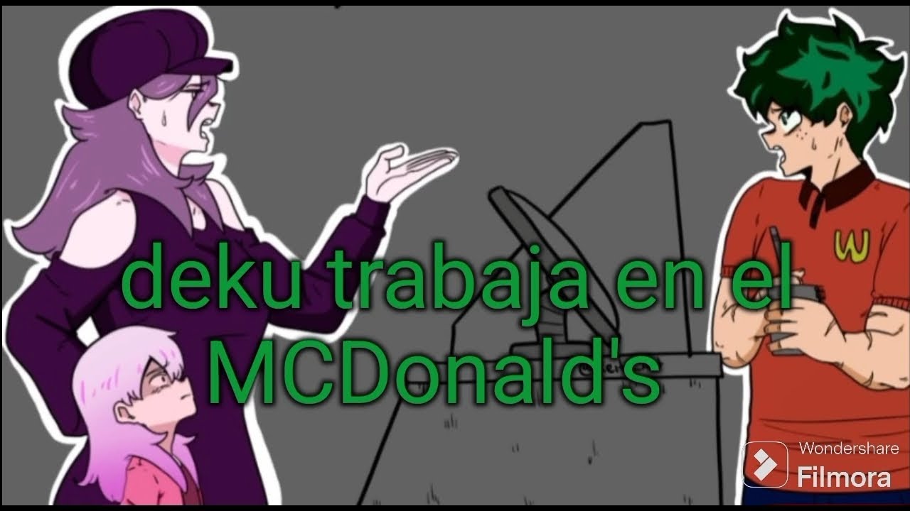 deku trabaja en el MCDonald's - YouTube