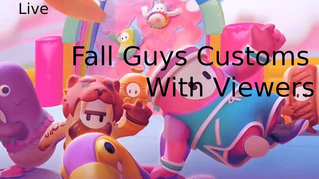 Fall Guys Customs in Gatling Lobby - YouTube