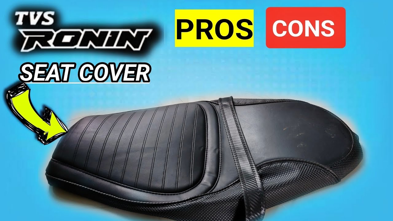 TVS RONIN SEAT COVER | RONIN SEAT COVER REVIEW #ronin225 - YouTube