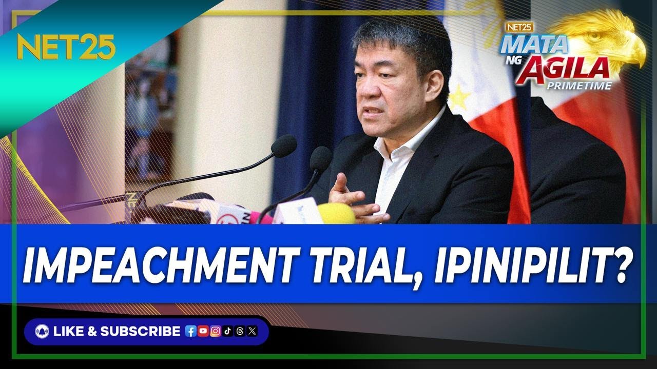 SEN. PIMENTEL, IGINIIT NA SIMULAN NA ANG IMPEACHMENT TRIAL VS. VP SARA ...