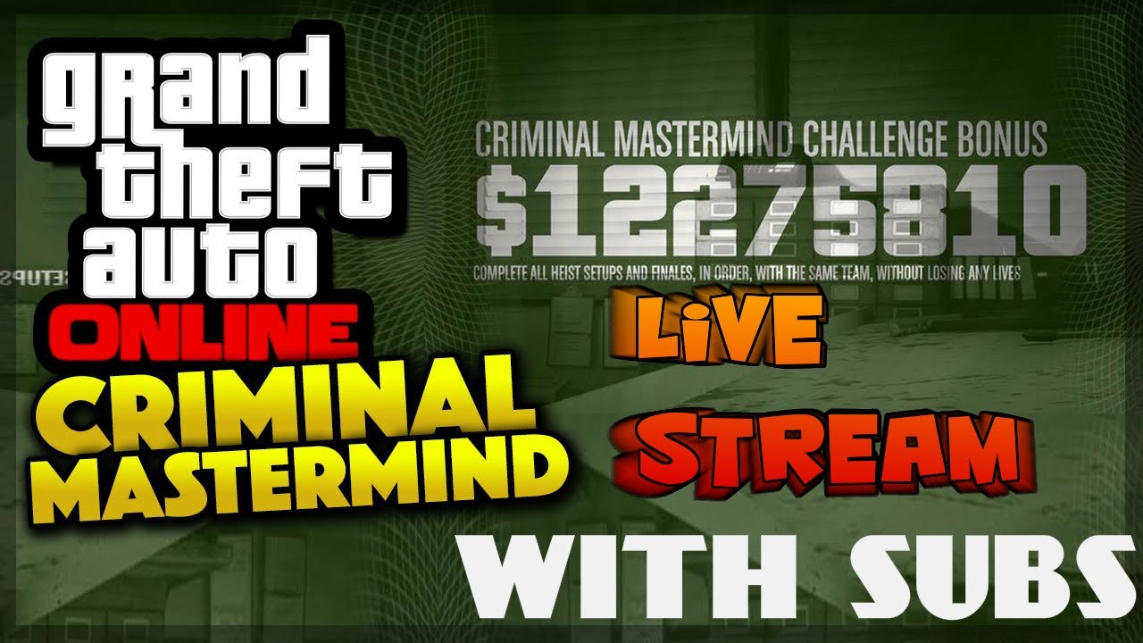 Criminal Mastermind Challenge GTA 5 All Heists With Subs #2 - YouTube