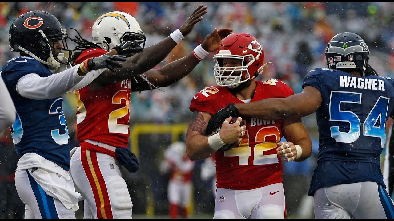 Chiefs FB Anthony Sherman has fun scoring touchdown in Pro Bowl - YouTube